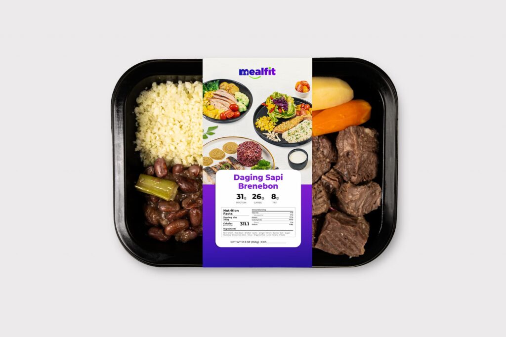 Daging Sapi Brenebon - Menu Catering Sehat MealFit